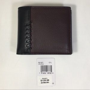 Coach | Bags | Coach Compact Id Baseball Stitch Wallet F2371 | Poshmark